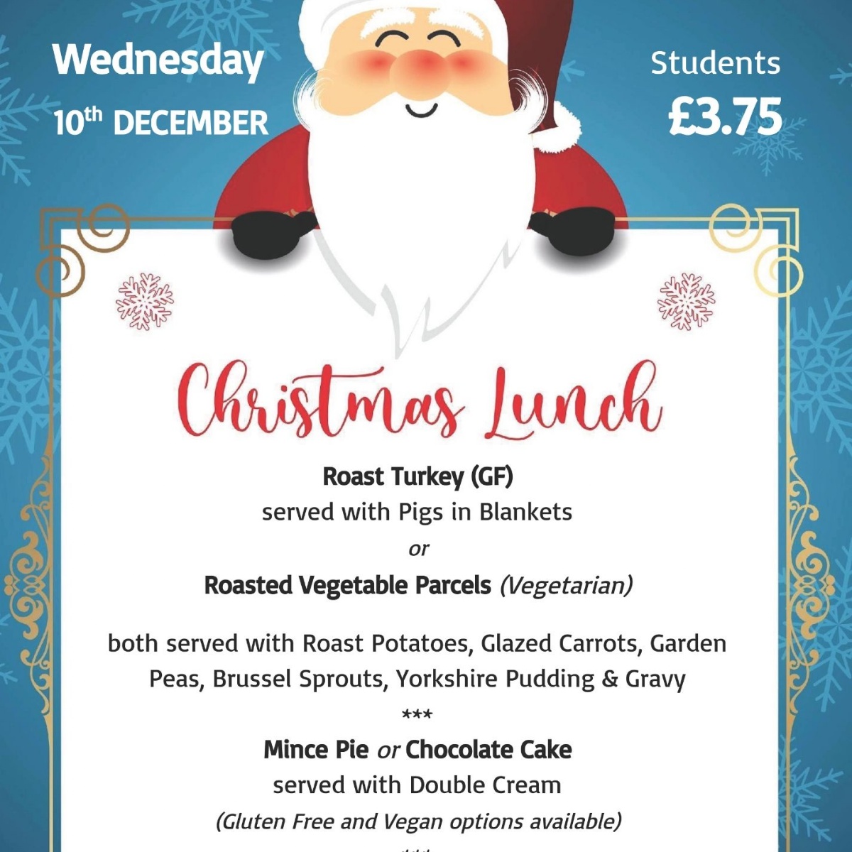 Brakenhale School - Christmas Lunch & Christmas Jumper Day 2025